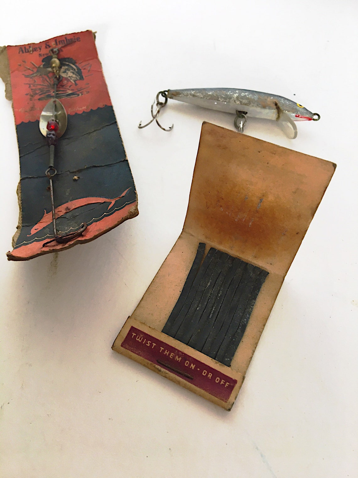Vintage Fishing Lures Creek Chubb Lure in Box Wooden Lure - Etsy