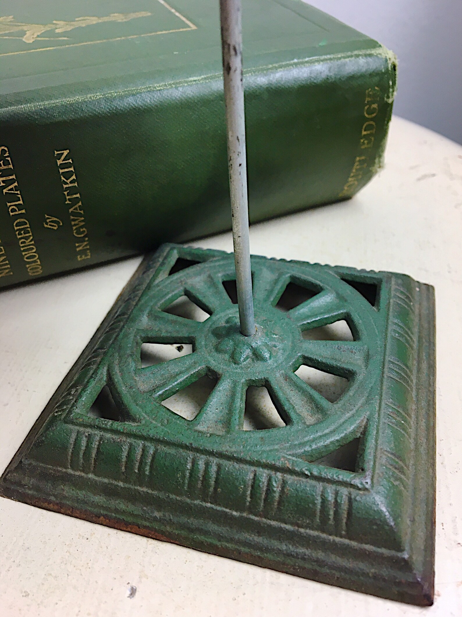 Vintage Spindle Paper Spike Cast Iron Receipt Spikes Antique - Etsy