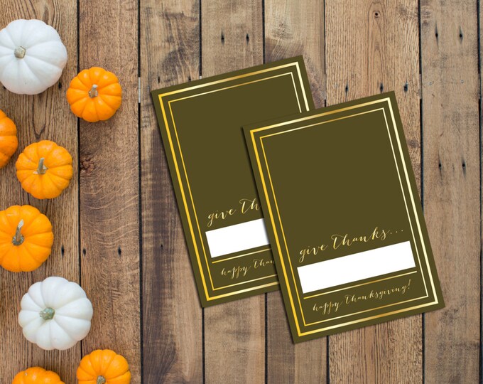 Thanksgiving Place Cards Tent Cards - Thanksgiving - Dinner Place Cards ...
