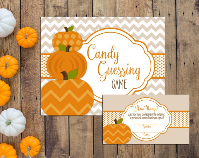 Candy Guessing Game Little Pumpkin Baby Predictions Little Pumpkin ...