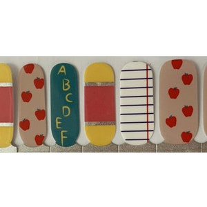 Back to School! Teacher Gift - Nail Wraps - Nail Strips - Nail Decals ...