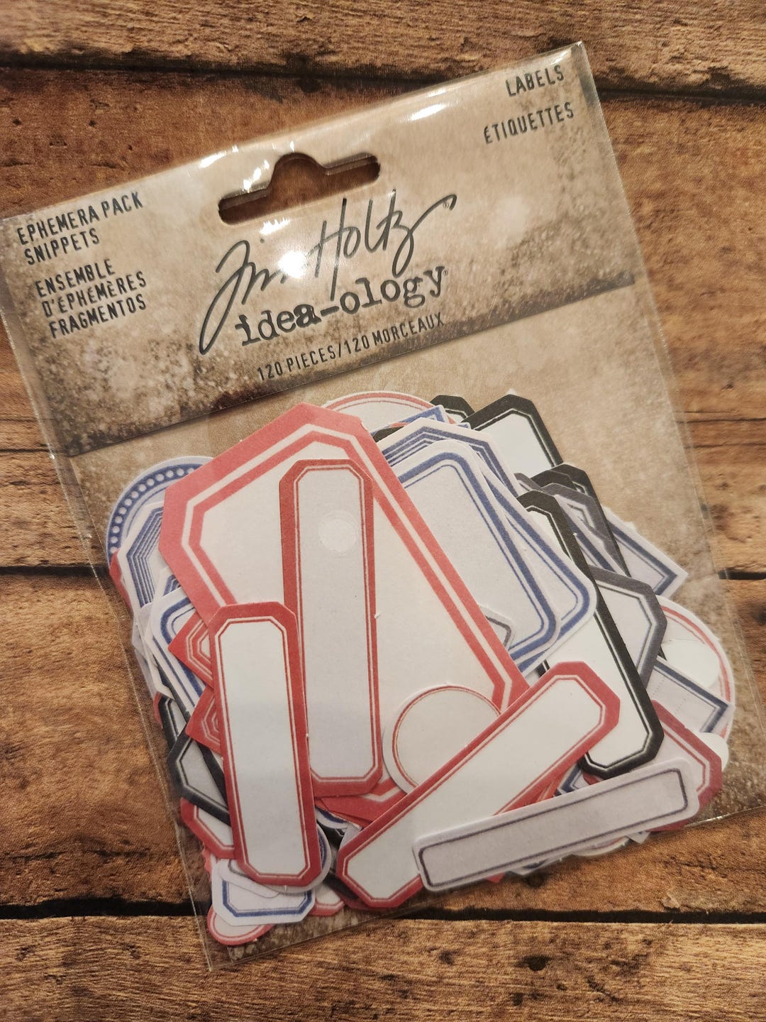 Tim Holtz Idea-ology Ephemera Pack Snippets Labels TH94188 - Etsy