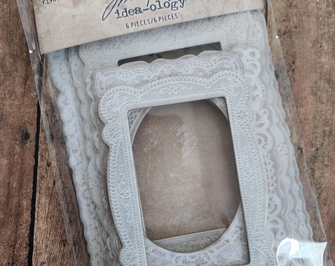 Tim Holtz Idea-ology Baseboard Frames Lace TH93786 2019 - Etsy