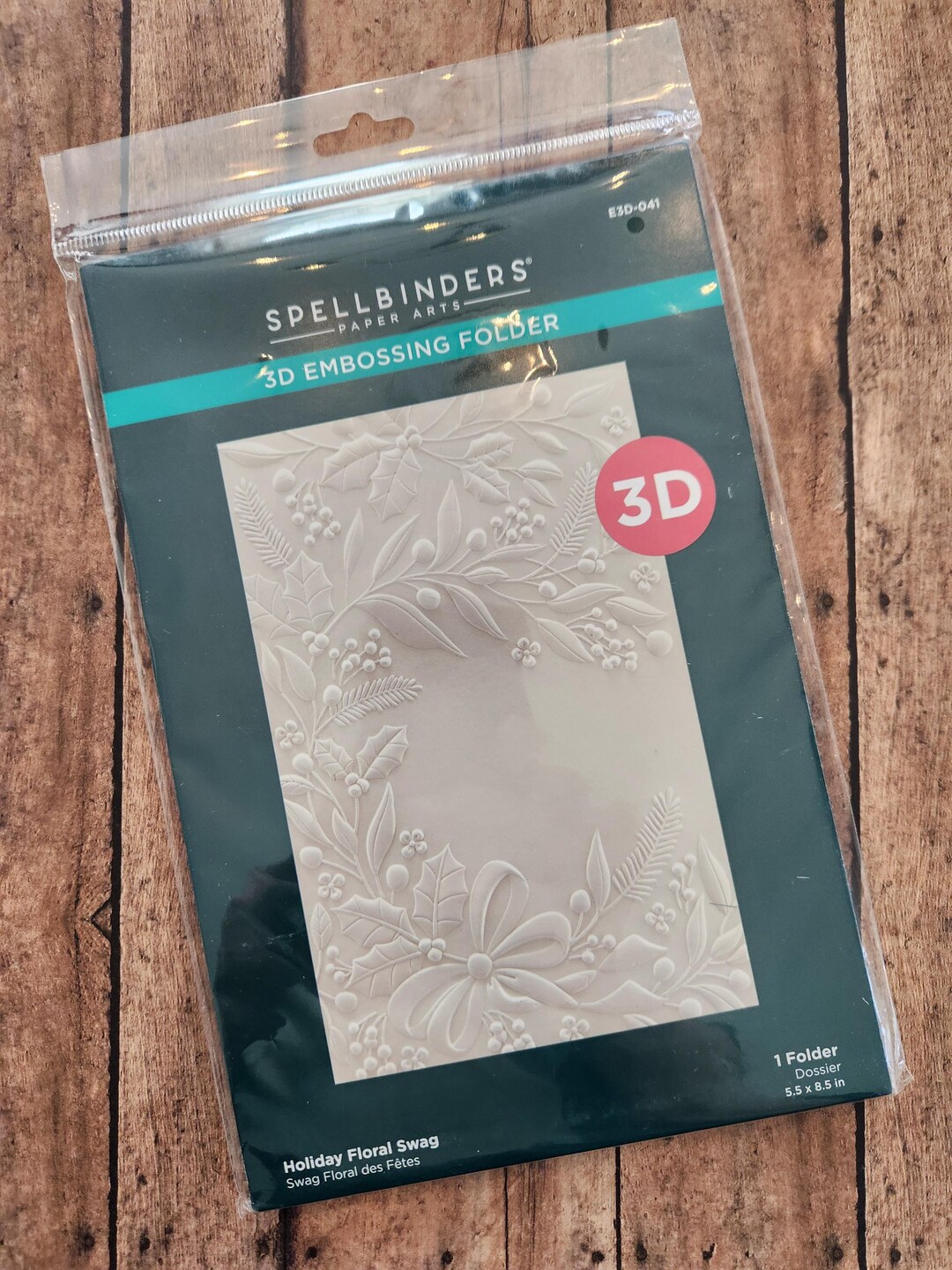 Spellbinders Floral Swag 3D Embossing Folder - Etsy