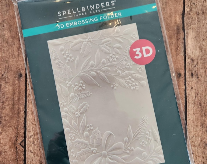 Spellbinders Floral Swag 3D Embossing Folder - Etsy