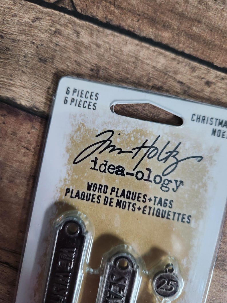 Tim Holtz Idea-ology Word Plaques + Tags TH94405 - Etsy