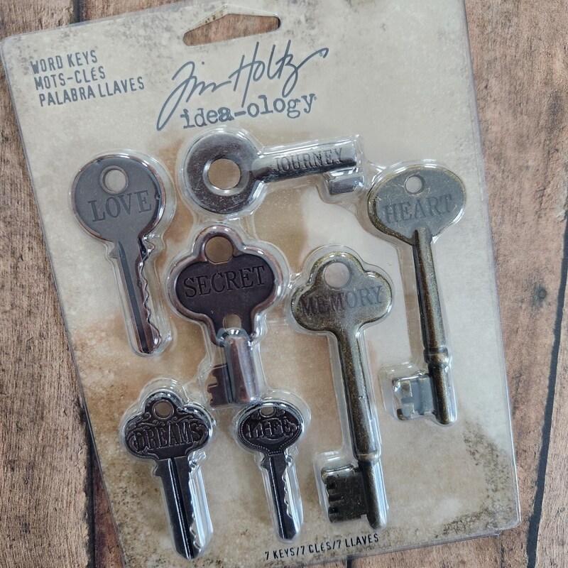 Tim Holtz Word Keys - Etsy