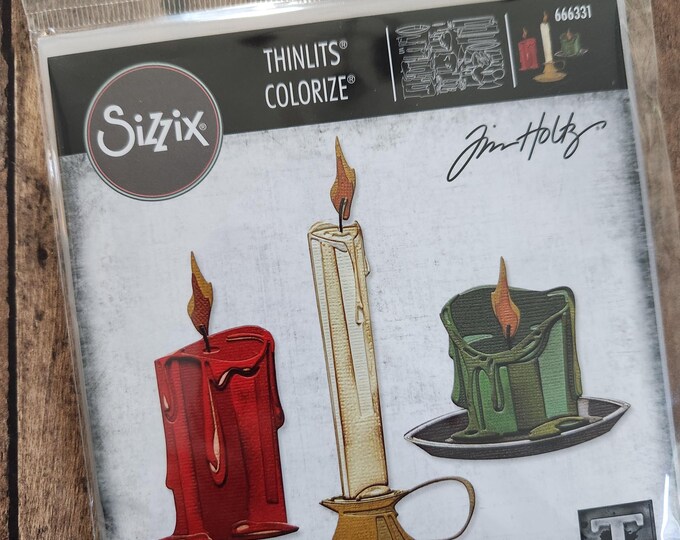 Tim Holtz Sizzix Candle Shop Thinlits Colorize Die Set #666331 - Etsy