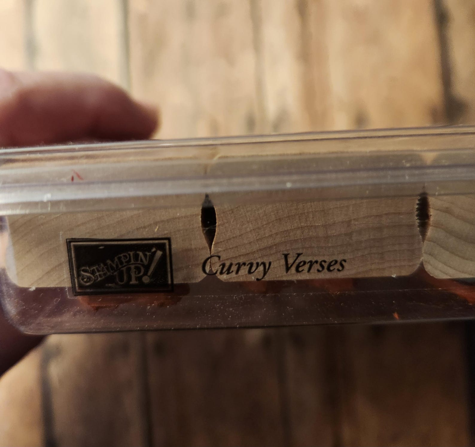 Curvy Verses Stampin up Retired Stamp Set 2004 - Etsy