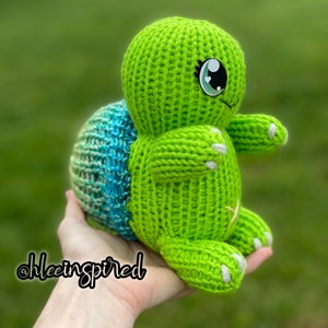 Toby the Turtle Stuffed Animal Circular Knitting Machine PDF PATTERN ...