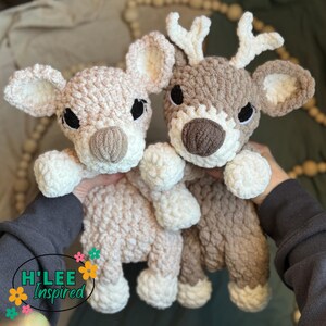 Deer Lovey Crochet Pattern: No Sew Amigurumi Snuggler (PDF Pattern) - Etsy