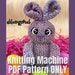 Tillee the Mini Easter Bunny Rabbit Stuffed Animal PDF PATTERN ONLY ...