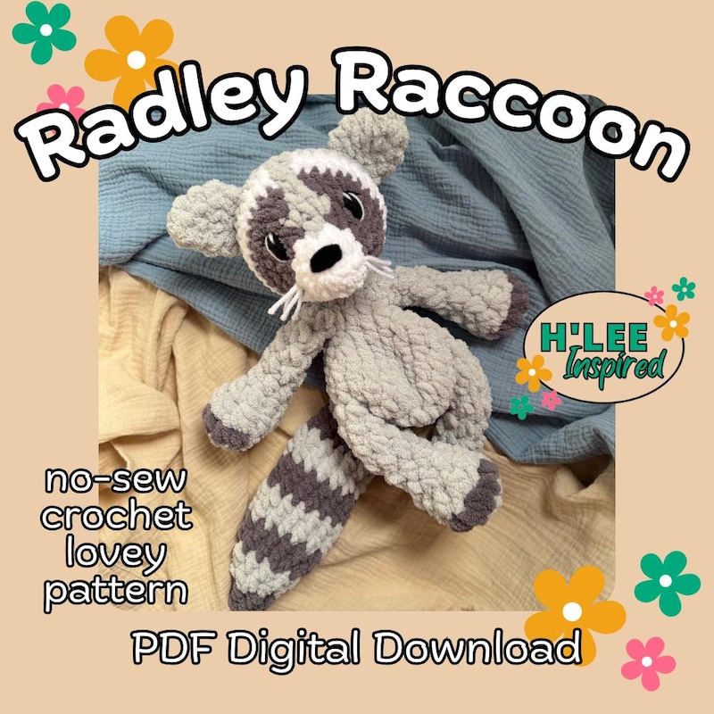 Crochet Raccoon Stuffy - Etsy