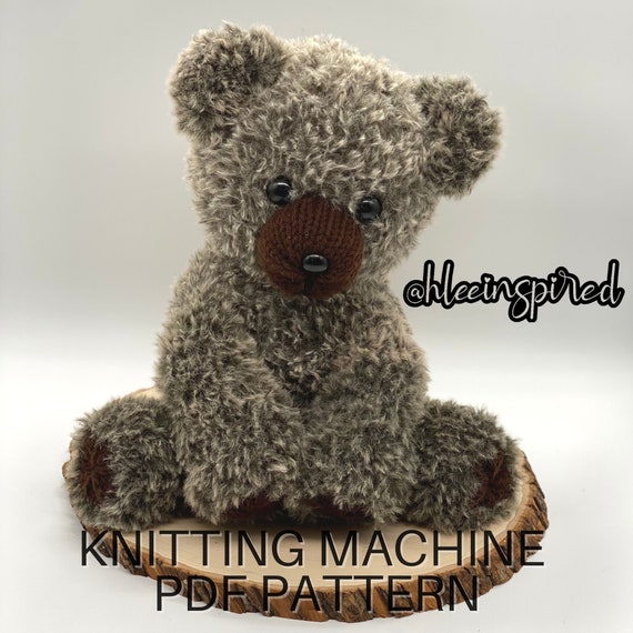Teddy Bear Circular Knitting Machine PDF PATTERN ONLY Addi - Etsy