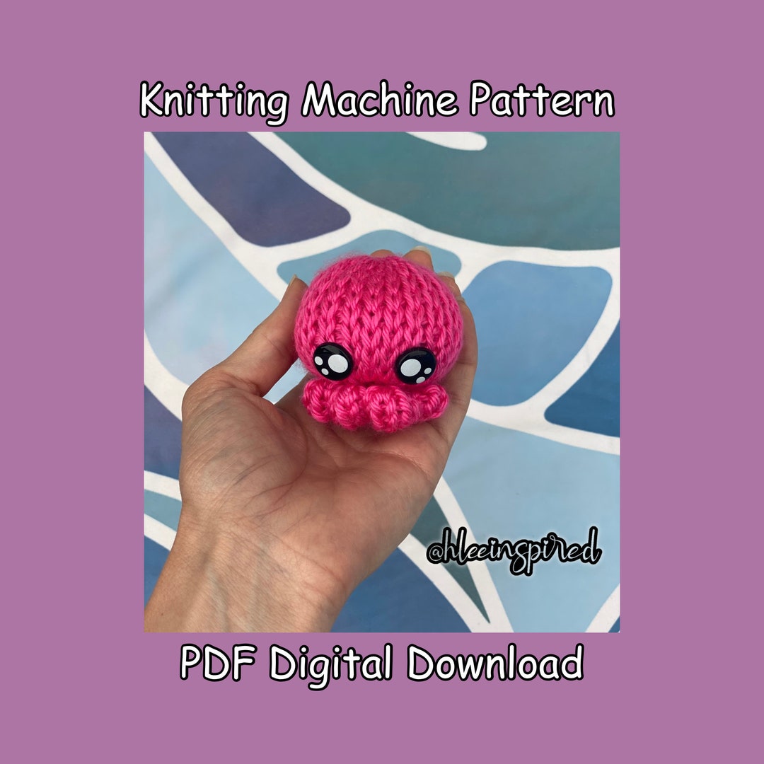 Pocket Octopus Sea Animals Stuffed Animal Circular Knitting Machine PDF ...