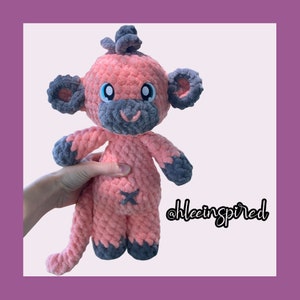 Matty Monkey Crochet Low Sew Plushie Stuffed Animal Pattern ONLY - Etsy