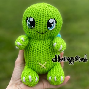 Toby the Turtle Stuffed Animal Circular Knitting Machine PDF PATTERN ...