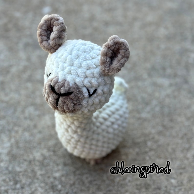 Lollee Llama No Sew Crochet Barnyard Belly Pop Stress Ball Pattern ONLY ...