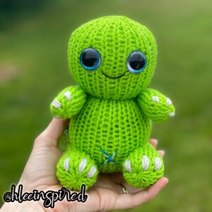 Toby the Turtle Stuffed Animal Circular Knitting Machine PDF PATTERN ...