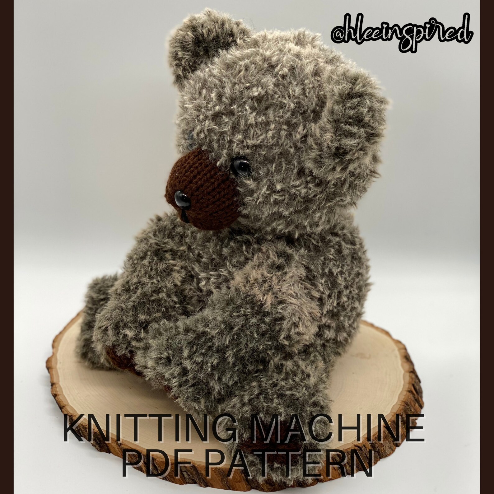 Teddy Bear Circular Knitting Machine PDF PATTERN ONLY Addi - Etsy