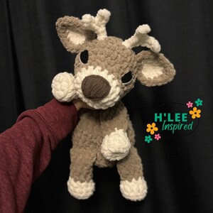 Deer Lovey Crochet Pattern: No Sew Amigurumi Snuggler (PDF Pattern) - Etsy