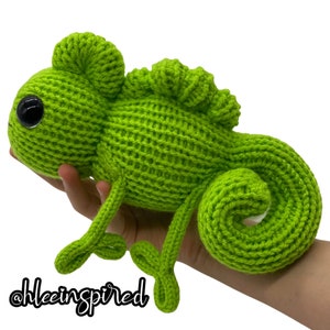 Coco Chameleon Knitting Machine Pattern: Stuffed Lizard Gecko (PDF ...