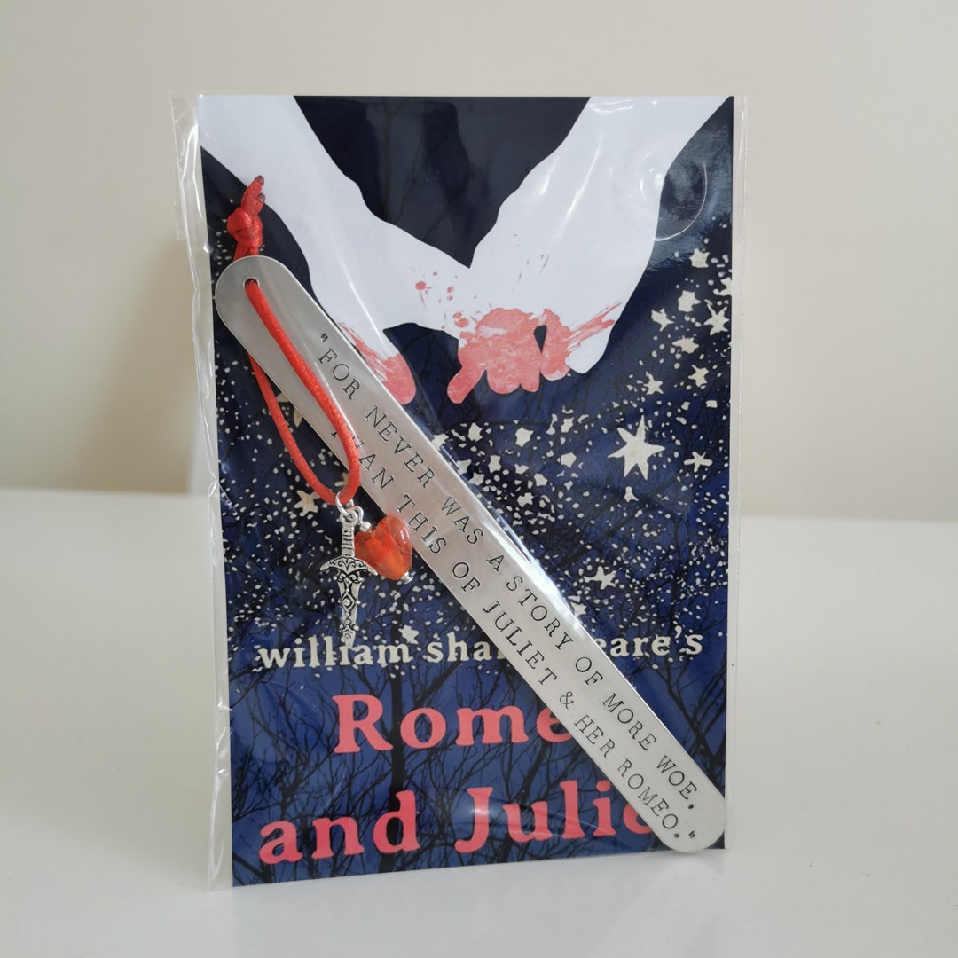 Handmade Stamped Bookmark Romeo & Juliet Story of Woe - Etsy