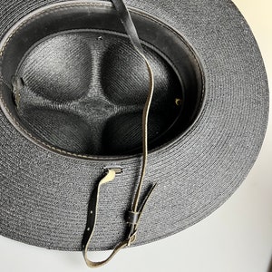 Vintage Stratton Straw Campaign Hat - Etsy
