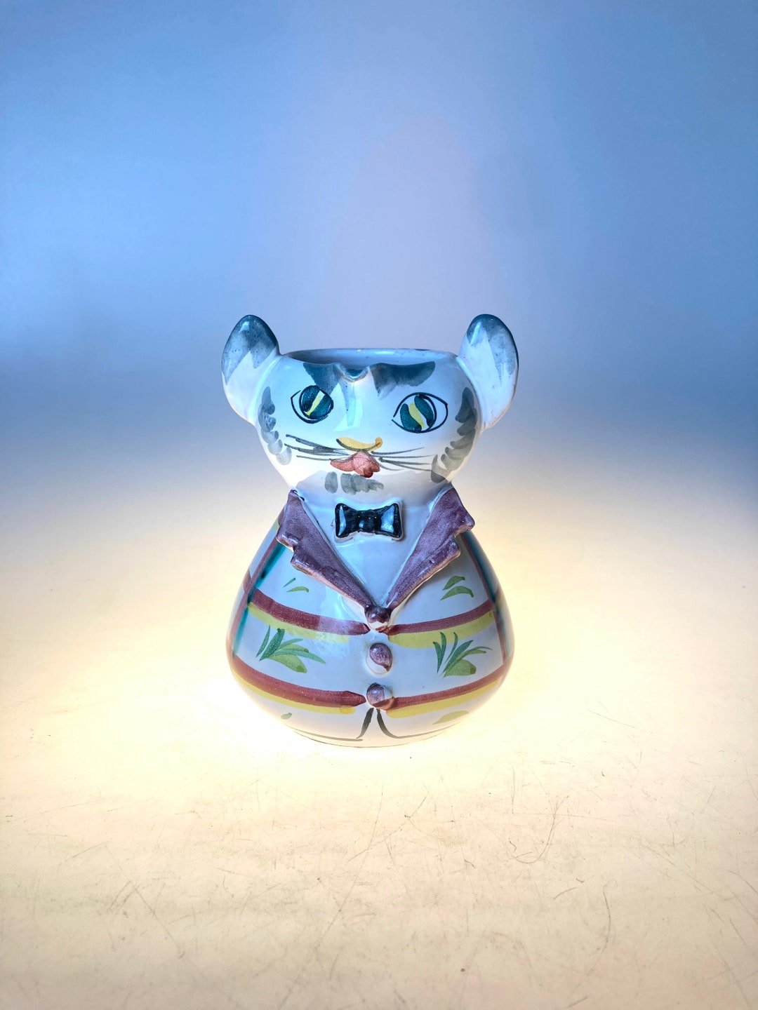 Hand Painted Mouse Pitcher - Etsy