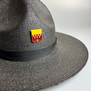 Vintage Stratton Straw Campaign Hat - Etsy