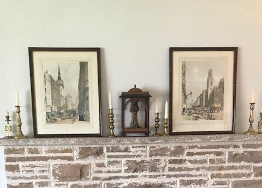 Two Wonderful Thomas Sutton Boys Lithograph S of Two Bustling Victorian ...