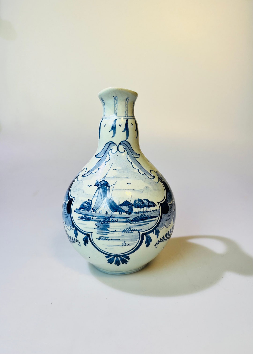 Vintage Delft Decanter Jug Holland Koninklijke Goedewaagen Gouda ...