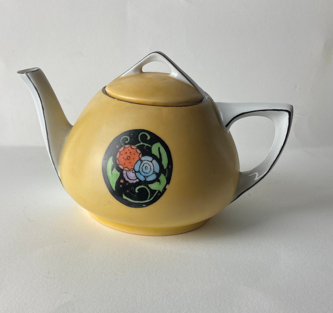 Rare Antique 1920s Bohemian Czech Teapot and Cream and Sugar Service - Etsy