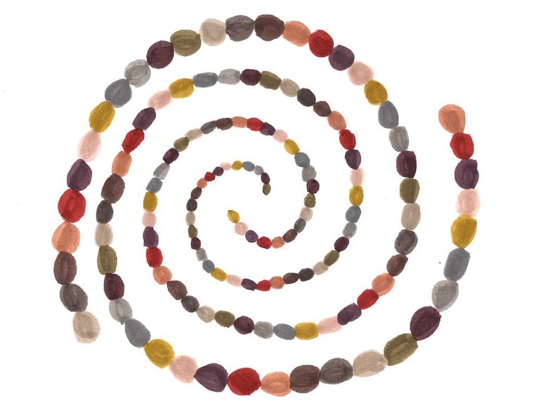 LABYRINTH Note Card With Hand Drawn Image - Etsy