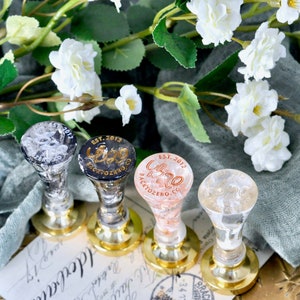 Tree Latin Motto Message Courage Strength Retro Antique Inspired Wax ...