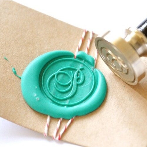 Personalized Custom Double Script Initials Ampersand Wax Seal - Etsy