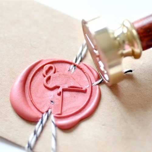 Snowflake Holiday Snow Wax Seal Stamp Backtozero - Etsy