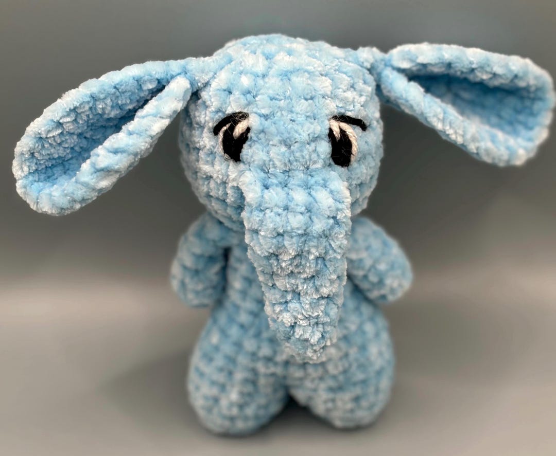 Baby Elephant Rattle. Pattern by Madeleine Mae Co - Etsy