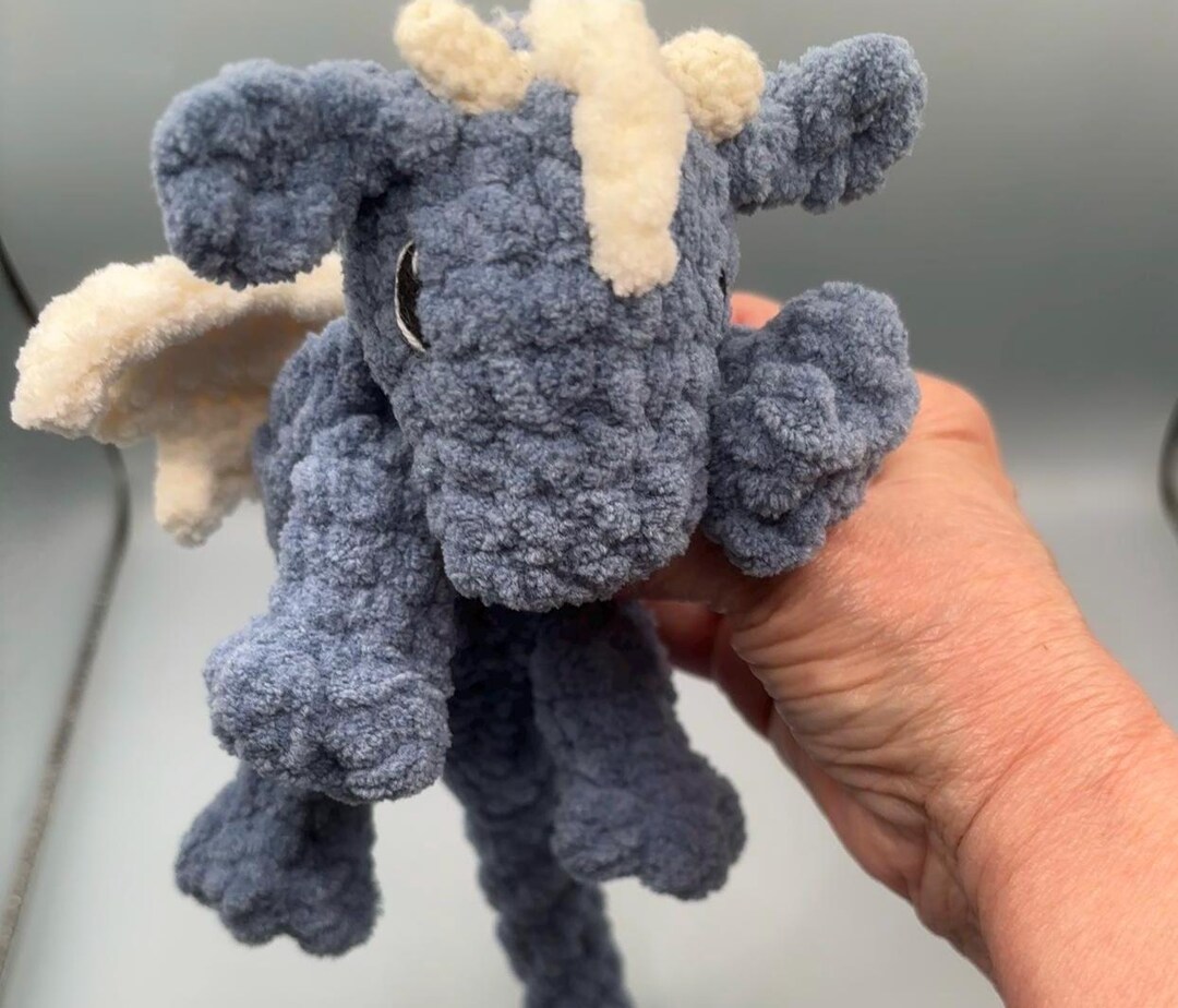 Diddy Dex Dragon Snuggler. Pattern by Jodie Chadwick. - Etsy