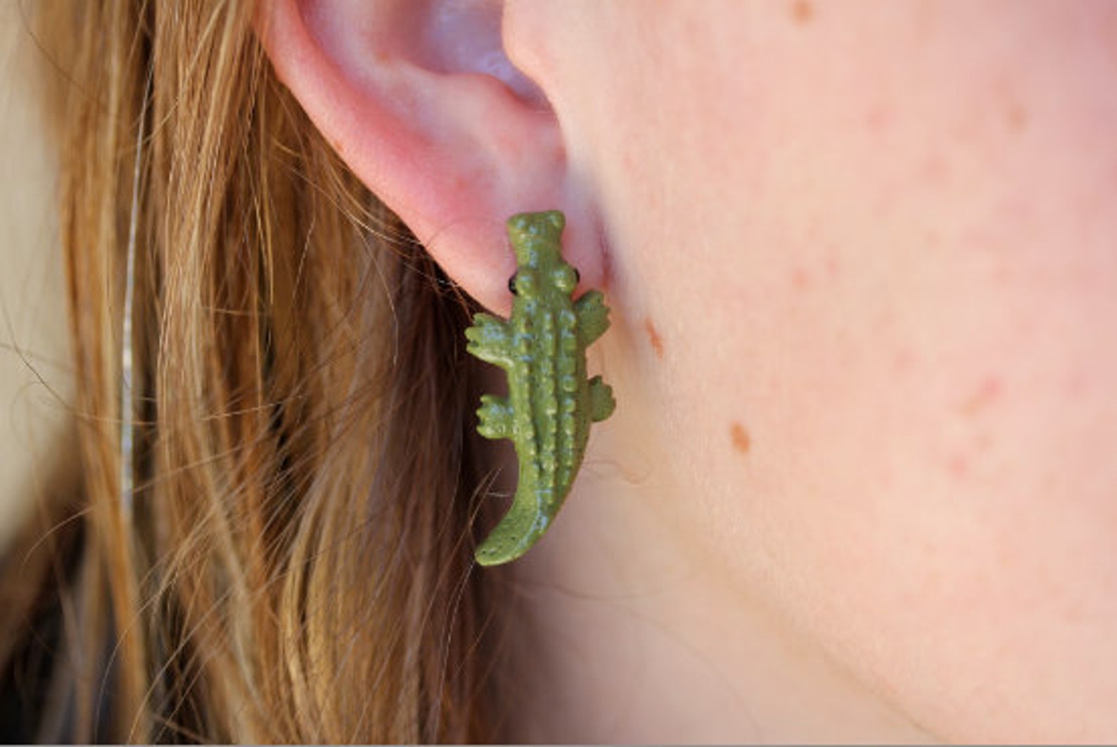 Alligator Earrings Crocodile University of Florida Gators - Etsy