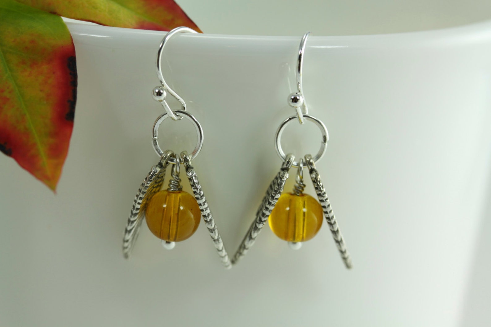 Magic Wing Earrings, Fantasy Golden Magical Quirky Whimsical Storybook ...