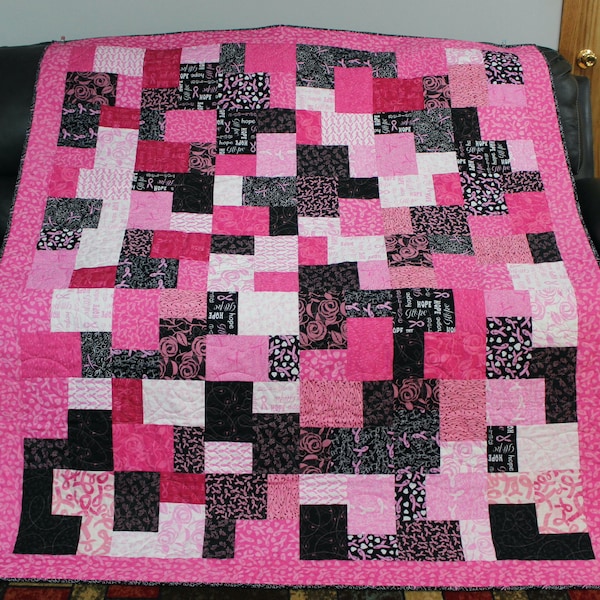 Breast Cancer Quilt - Etsy