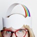 Paper Rainbow Cloud Headband - Instant Paper Craft - Printable Paper ...