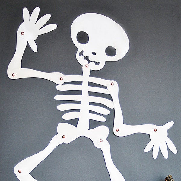 Skeleton Paper Doll - Etsy