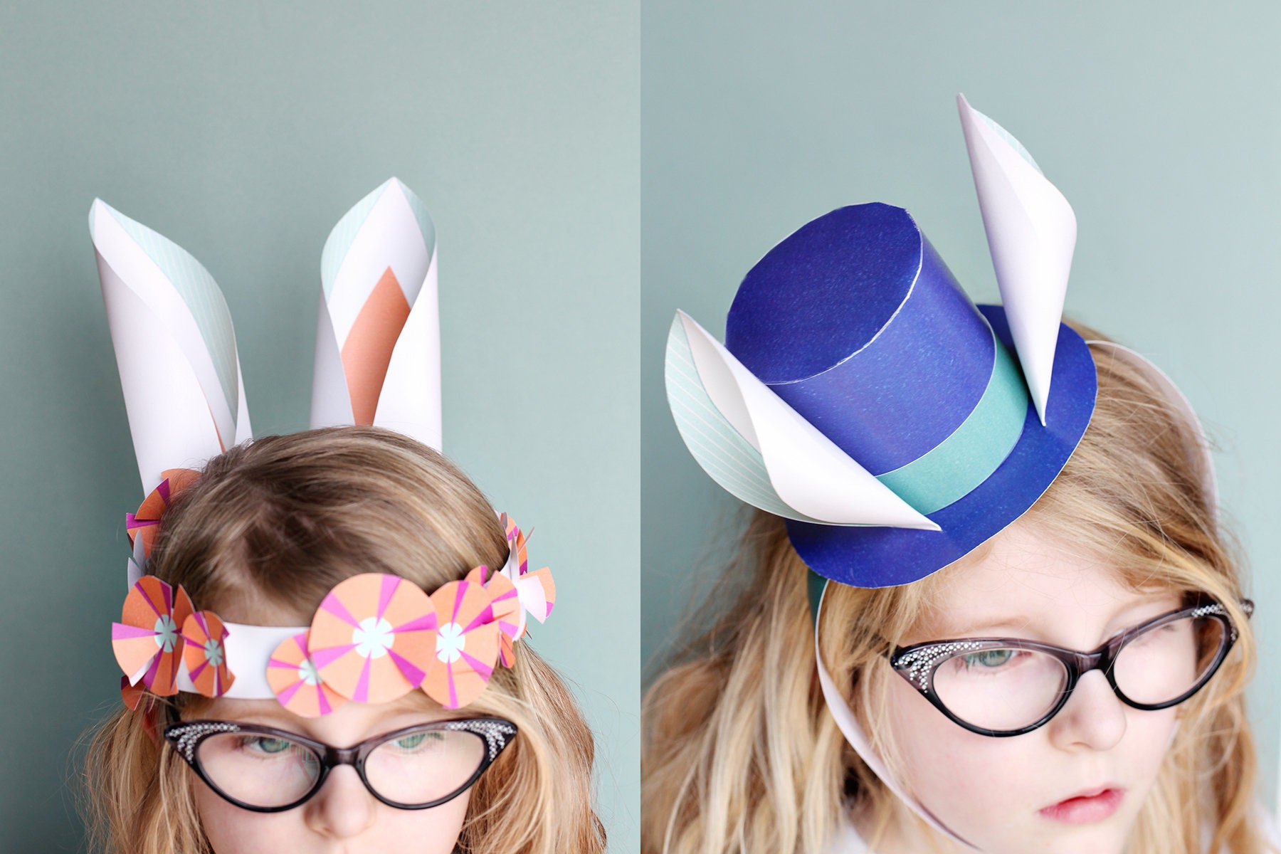 Spring & Easter Printables Pack - Top Hat - Bunny Ears Headband ...