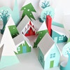 3D Christmas Ornaments 2 4 in a Set Printable Paper Crafts Holiday DIY ...