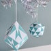 3D Christmas Ornaments #2 - 4 in a Set - Printable Paper Crafts ...