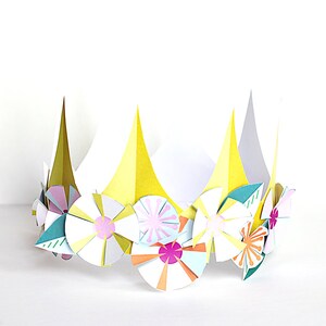 Paper Crowns - Modern Birthday Crowns - Instant Kids Paper Crafts ...