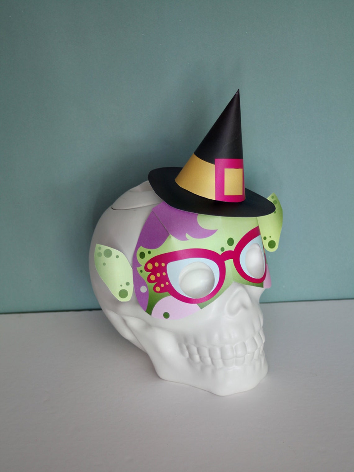 Boo-tiful Masks - Printable Halloween Masks - Ghost, Witch, Bat Masks ...