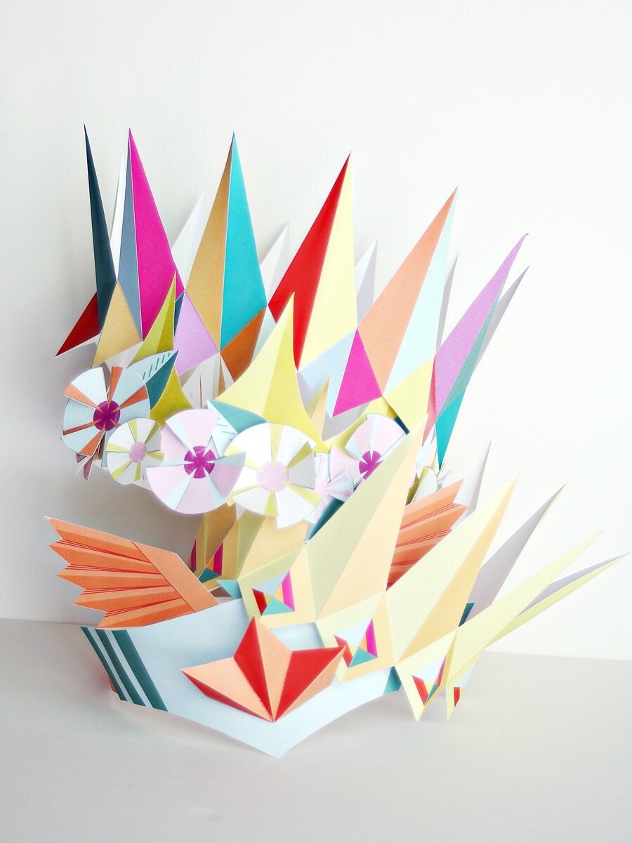 Paper Crowns - Modern Birthday Crowns - Instant Kids Paper Crafts ...